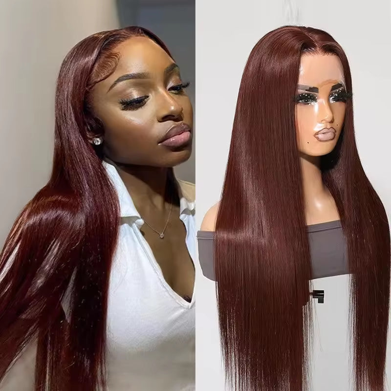 13x4 HD Lace Front Wig, Human Hair, Natural Brazilian Brown Wig, Women ...